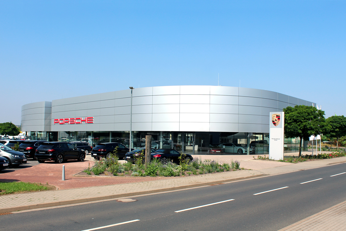 Wunderschne Porsche Zentrum Erfurt Bild